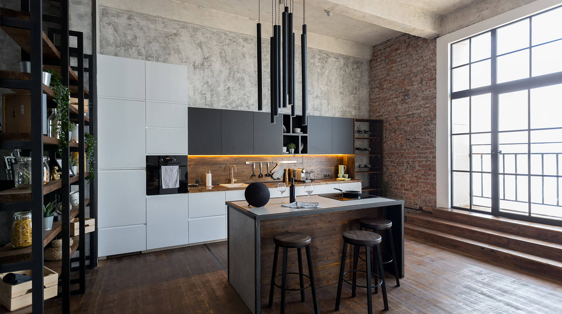 Styl loftowy. Jak urządzić wnętrze w stylu loftowym? | Aluhaus