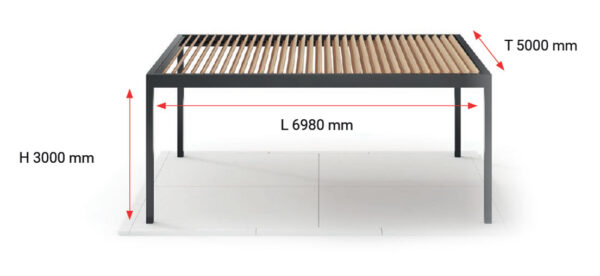 Pergole SKYVI do tarasu i ogrodu | Aluhaus | pergole aluminiowe
