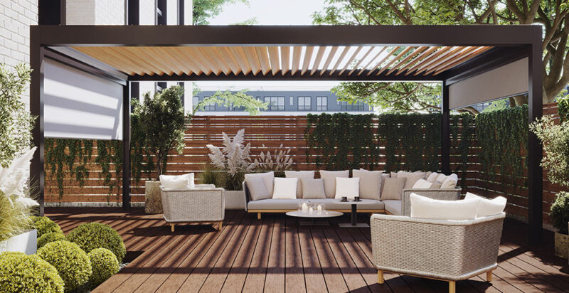 Pergole SKYVI do tarasu i ogrodu | Aluhaus | pergole aluminiowe